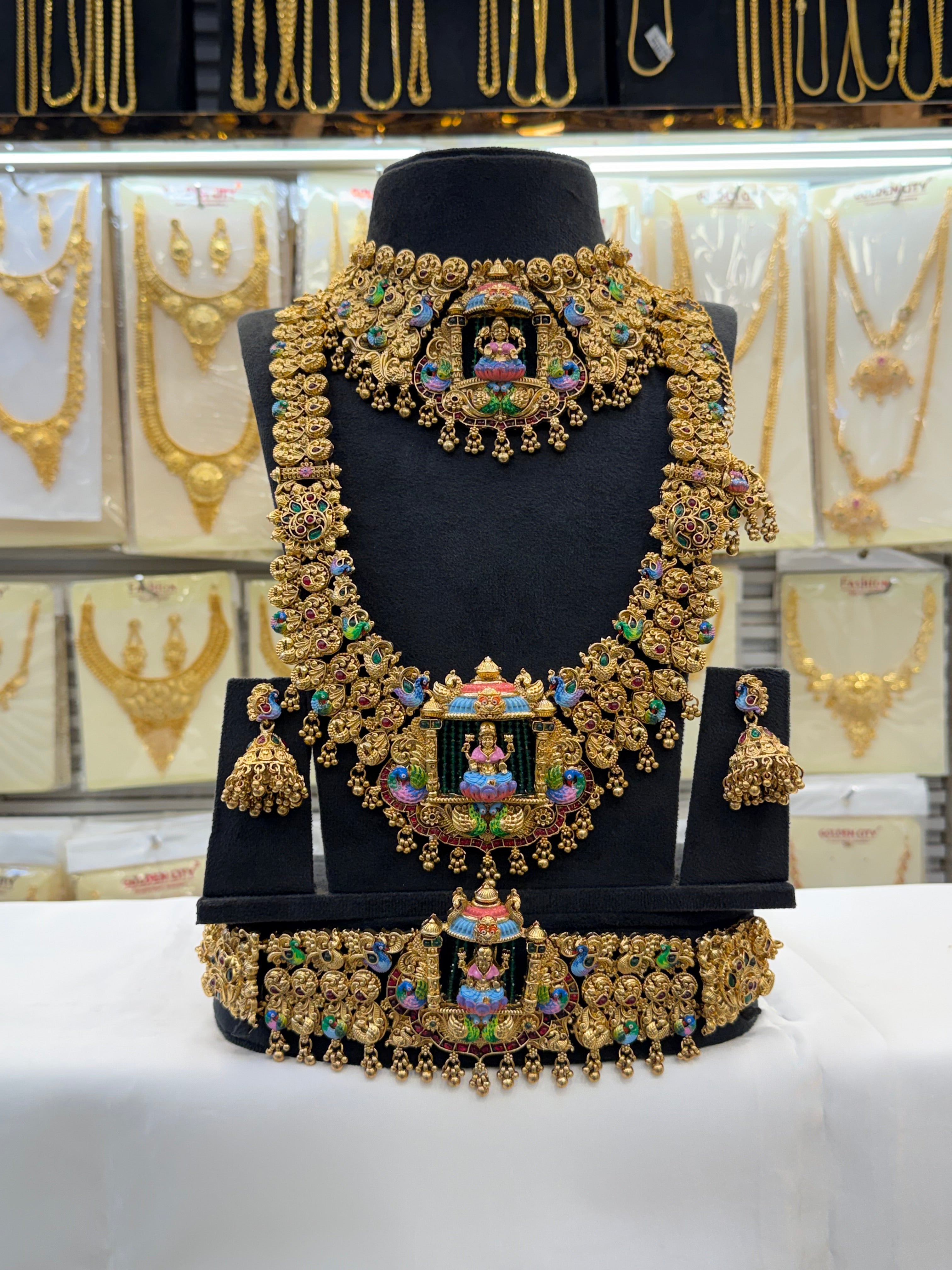Enamel Heavy Bridal Set – Saleem Fancy Store